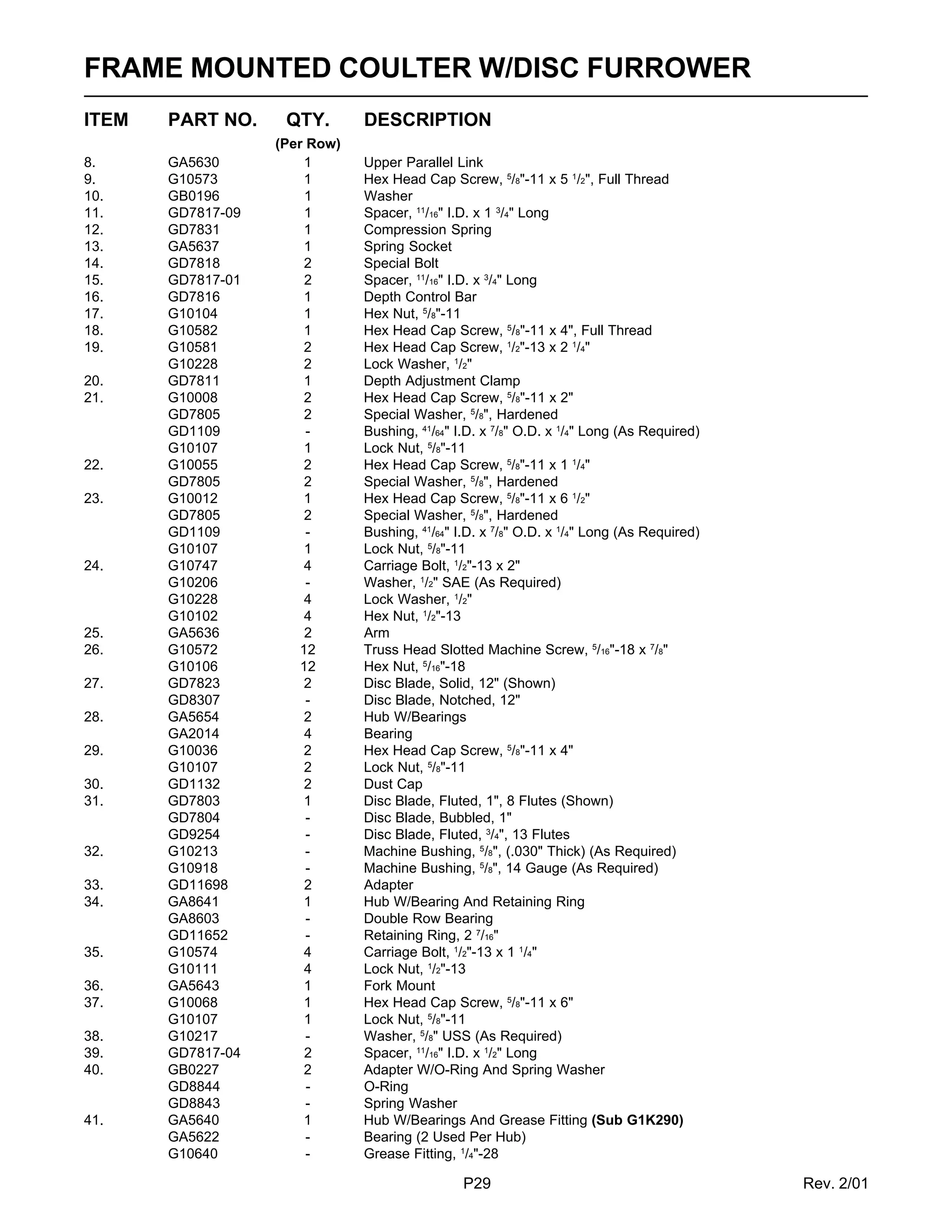 Kinze 3400 parts catalog | PDF