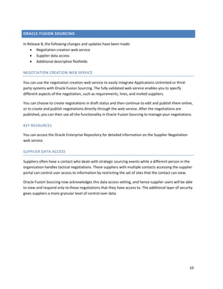 Oracle_Procurement_Cloud_Release_8_Whats_New | PDF