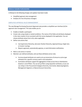 Oracle_Procurement_Cloud_Release_8_Whats_New | PDF