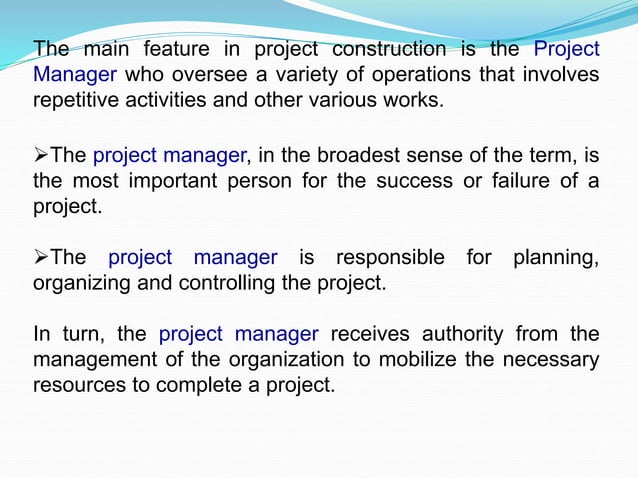 CONSTRUCTION-PROJECT-MANAGEMENT-ppt.ppt | Construction Industry ...