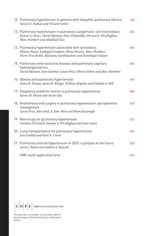 Pulmonary Hypertension Marius M Hoeper Marc Humbert | PDF