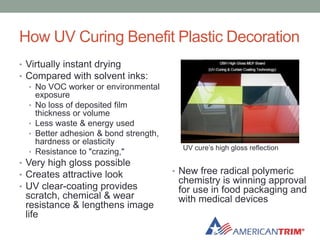 Utilizing UV Curing in Decorating Plastic Substrates 101 | PPT