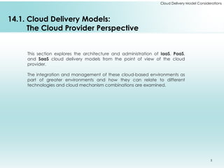 cloud delivery model considerations are explained here | PPT