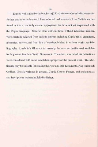 A Simplified Coptic Dictionary Sohidic Dialect Joaquim Azevedo | PDF