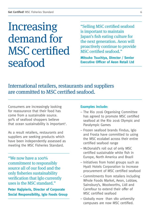 MSC_Get_Certified_Leaflet | PDF | Food Industry | Industries