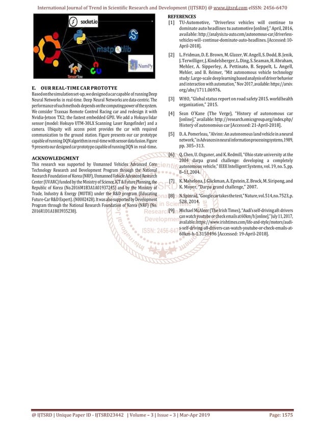 Autonomous Driving Using Deep Reinforcement Learning In Urban Environment Pdf