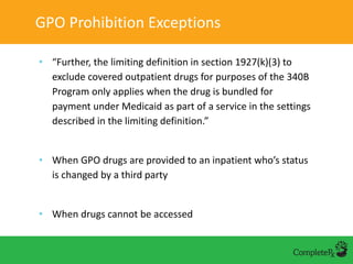 The 340B Program and Implications of the Mega Guidance | PPT