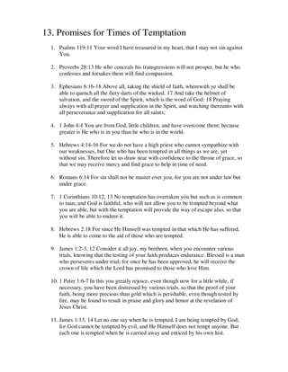 340 personal promises of god to his children | PDF