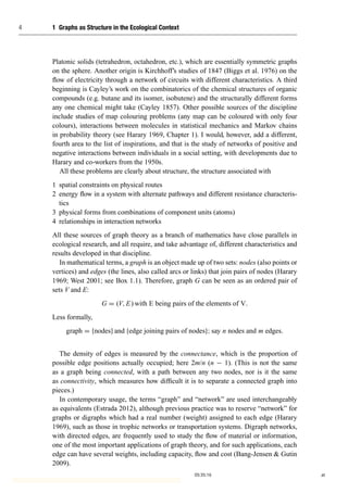 Applying Graph Theory In Ecological Research Mark Dale | PDF