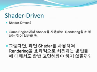 Shader Driven | PPT