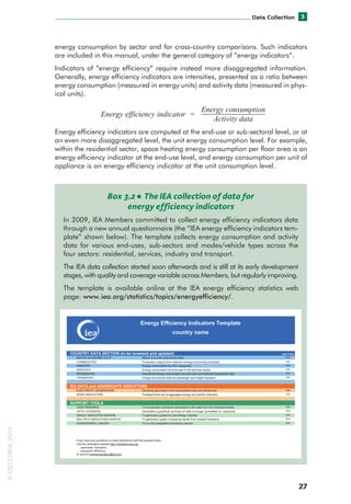 Energy Efficiency Indicators Fundamentals On Statistics Oecd | PDF