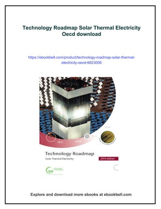 Technology Roadmap Solar Thermal Electricity Oecd | PDF