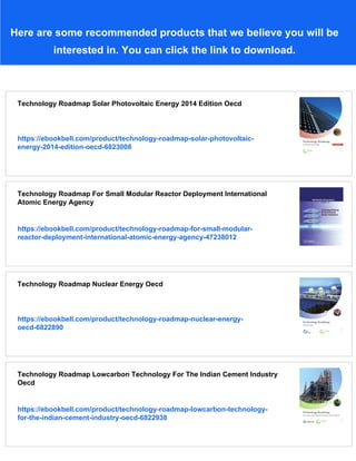 Technology Roadmap Solar Thermal Electricity Oecd | PDF