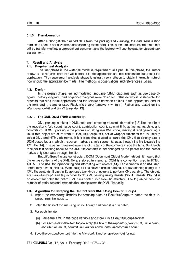 Implementation Of Web Scraping On Github Task Monitoring System Pdf