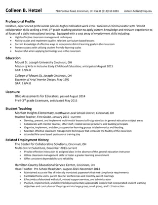 Hetzel-Colleen-Resume-updated1.27.2015