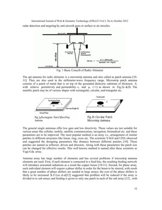 Design of A Pentagon Microstrip Antenna for Radar Altimeter Application | PDF