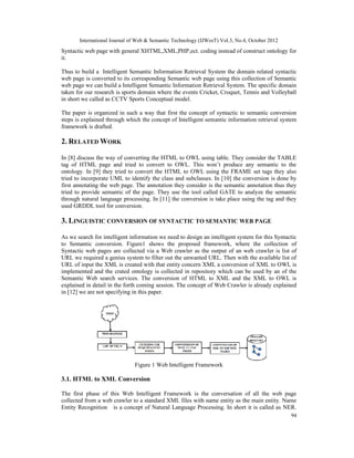 Semantic Knowledge Acquisition of Information for Syntactic web | PDF | Web Design and HTML ...