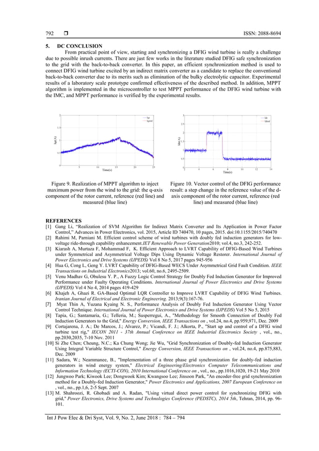 Evaluation Of Synchronization And Mppt Algorithms In A Dfig Wind