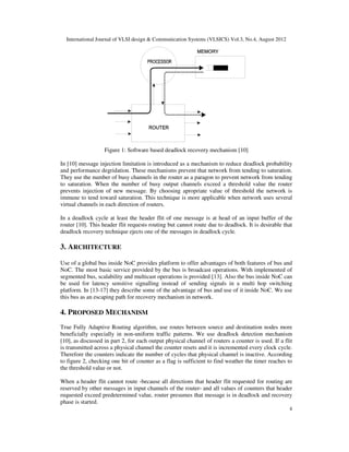 DEADLOCK RECOVERY TECHNIQUE IN BUS ENHANCED NOC ARCHITECTURE | PDF