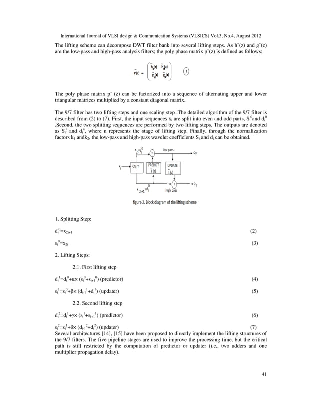 Fpga Implementation Of Efficient Vlsi Architecture For Fixed Point 1 D 4289