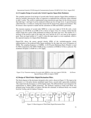 Design of Low Power Sigma Delta ADC | PDF