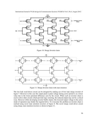 NOVEL SLEEP TRANSISTOR TECHNIQUES FOR LOW LEAKAGE POWER PERIPHERAL CIRCUITS | PDF