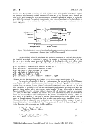 Modifying Hamming code and using the replication method to protect memory against triple soft ...