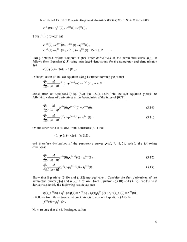 INTERPOLATING RATIONAL BÉZIER SPLINE CURVES WITH LOCAL SHAPE CONTROL | PDF