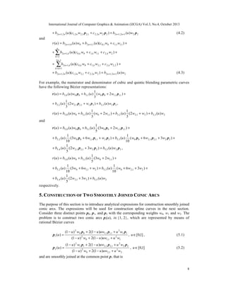 INTERPOLATING RATIONAL BÉZIER SPLINE CURVES WITH LOCAL SHAPE CONTROL | PDF