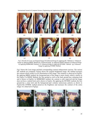 CONTRAST ENHANCEMENT TECHNIQUES USING HISTOGRAM EQUALIZATION METHODS ON ...