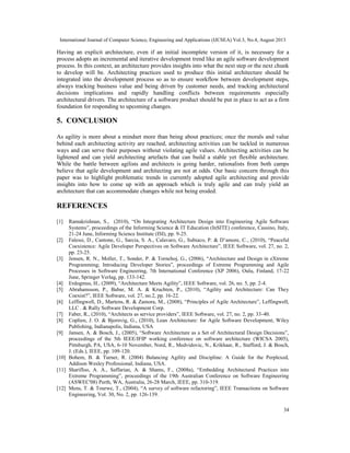 ARCHITECTING IN THE CONTEXT OF AGILE SOFTWARE DEVELOPMENT: FRAGILITY VERSUS FLEXIBILITY | PDF