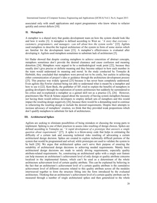 ARCHITECTING IN THE CONTEXT OF AGILE SOFTWARE DEVELOPMENT: FRAGILITY VERSUS FLEXIBILITY | PDF