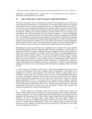 ARCHITECTING IN THE CONTEXT OF AGILE SOFTWARE DEVELOPMENT: FRAGILITY VERSUS FLEXIBILITY | PDF