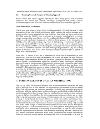 ARCHITECTING IN THE CONTEXT OF AGILE SOFTWARE DEVELOPMENT: FRAGILITY VERSUS FLEXIBILITY | PDF