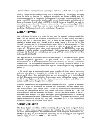 DESIGN AND DEVELOPMENT OF WRIST-TILT BASED PC CURSOR CONTROL USING ACCELEROMETER | PDF