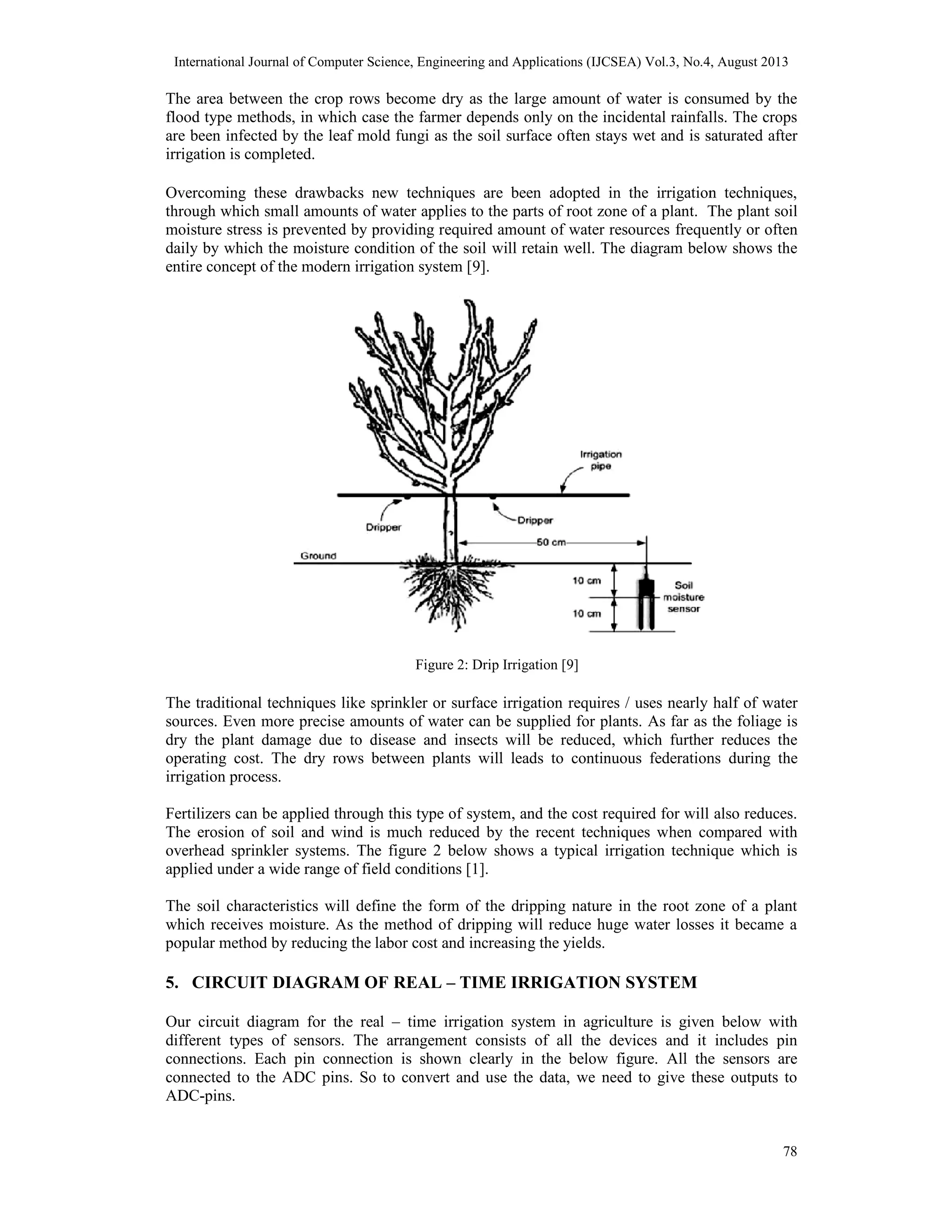 A REAL – TIME IRRIGATION CONTROL SYSTEM FOR PRECISION AGRICULTURE USING WSN IN INDIAN ...