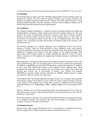 IMBALANCED DATA LEARNING APPROACHES REVIEW | PDF