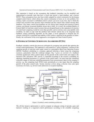 Integrating Fault Tolerant Scheme With Feedback Control Scheduling Algorithm At Software Level ...