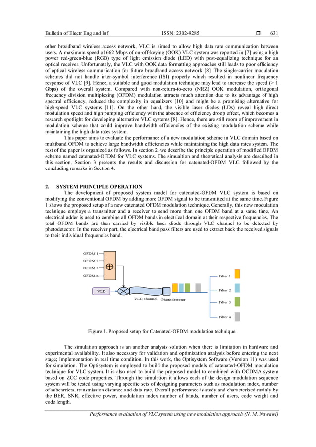 Performance Evaluation Of Vlc System Using New Modulation Approach Pdf