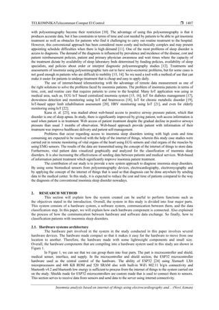 Insomnia analysis based on internet of things using electrocardiography ...