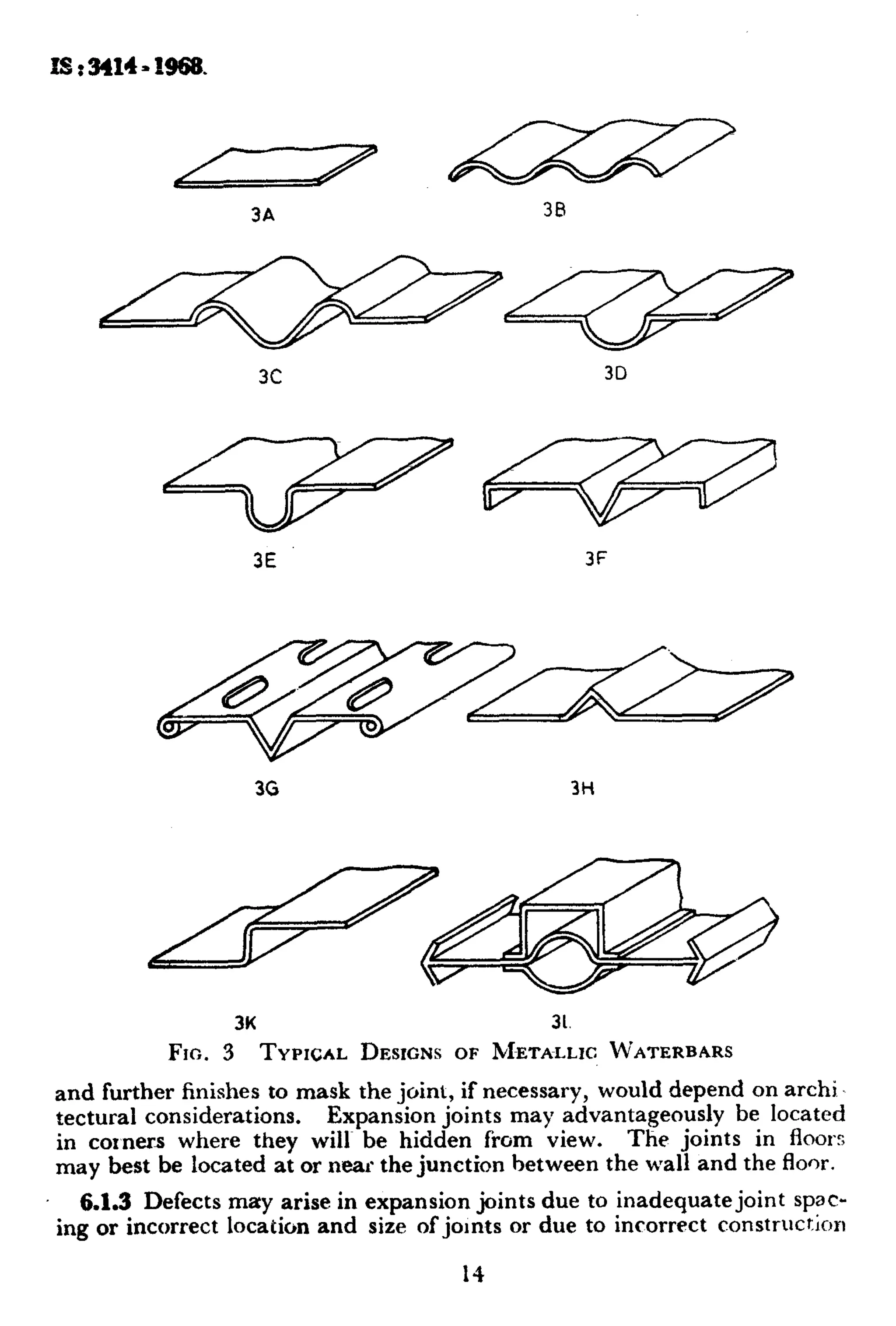 3414 code of practice for joints in buildings | PDF