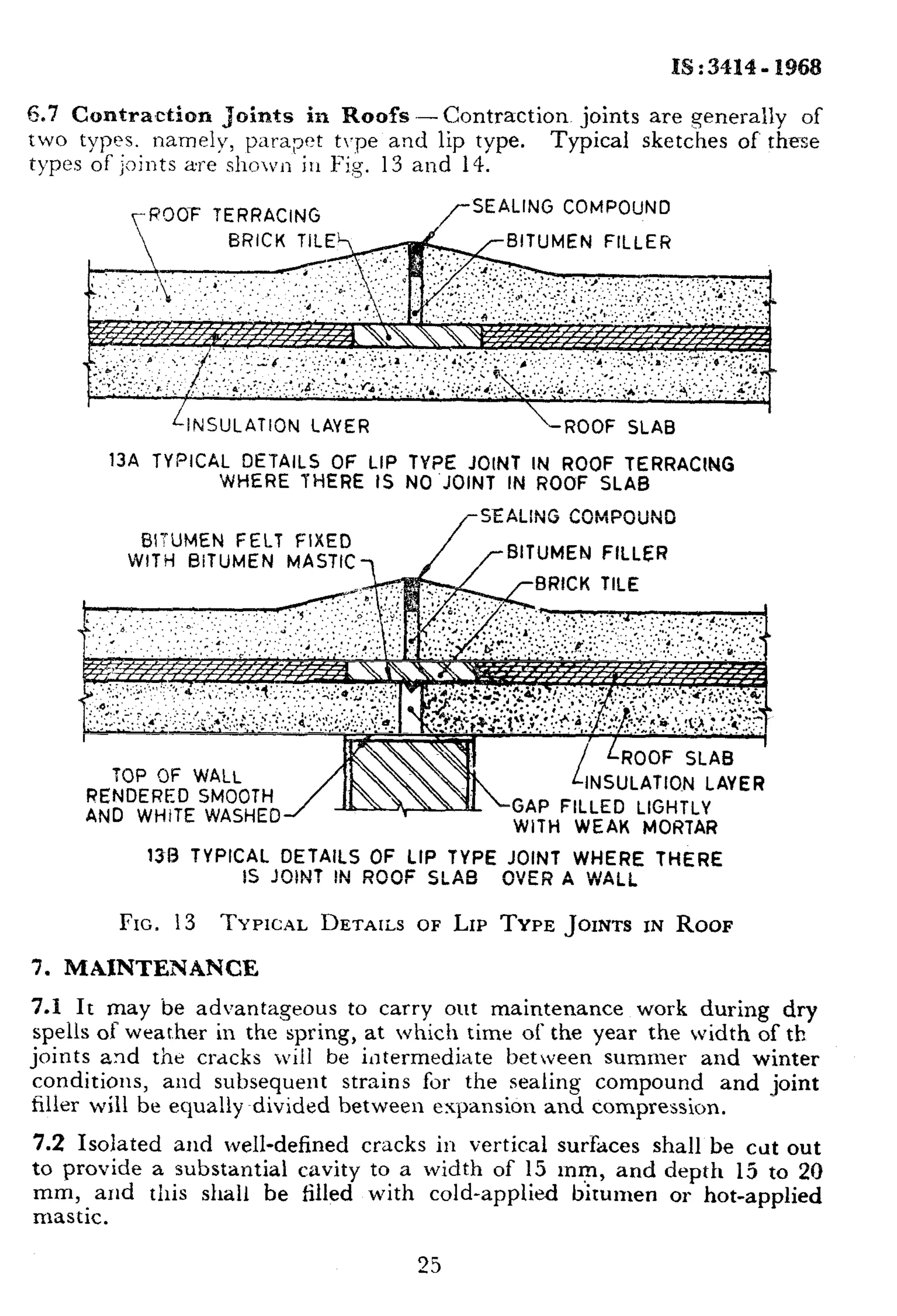3414 code of practice for joints in buildings | PDF