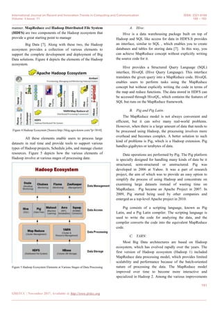 A Survey on Big Data, Hadoop and it’s Ecosystem | PDF
