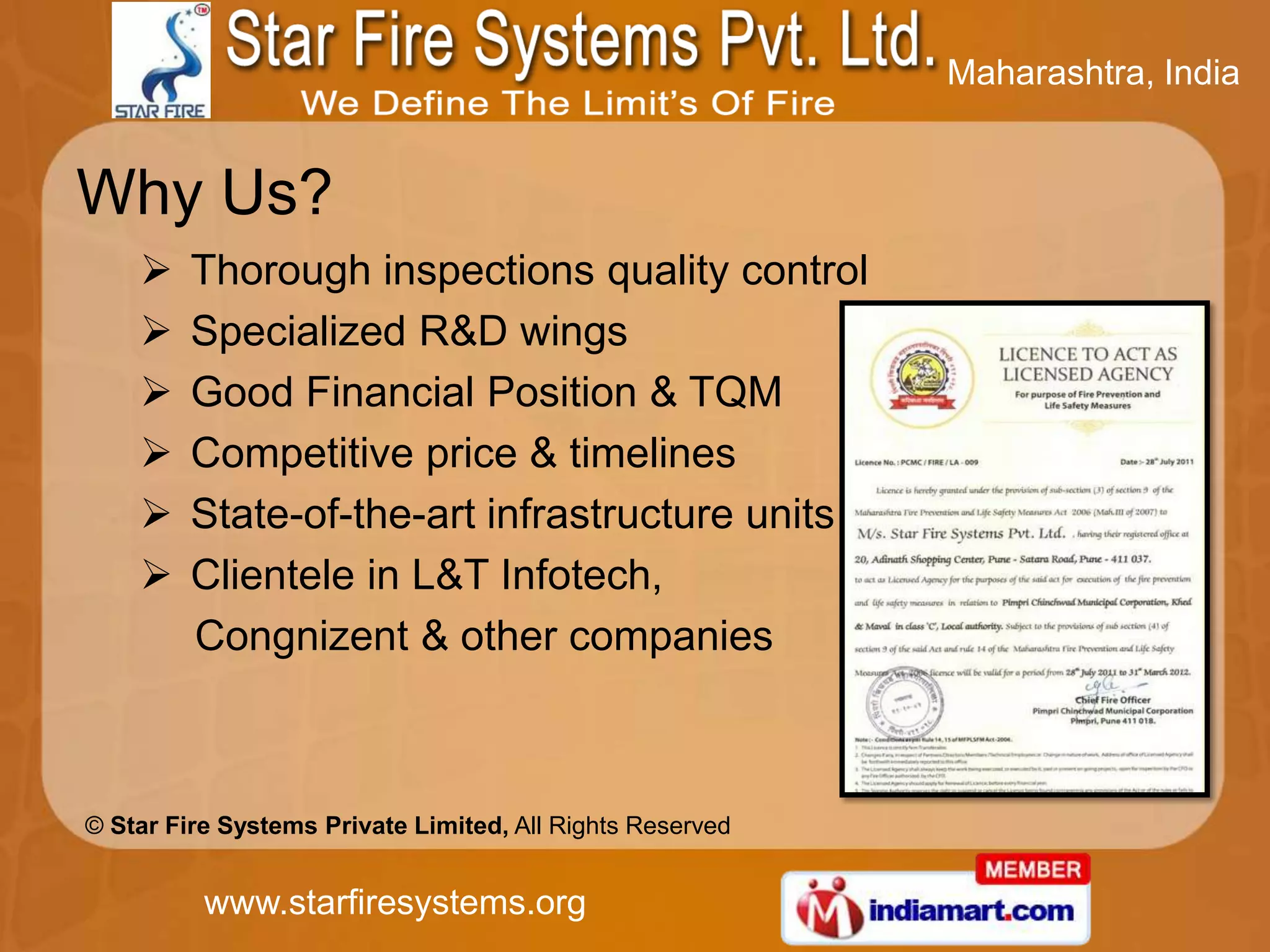 Fire Fighting System by Star Fire Systems Private Limited Pune | PPSX