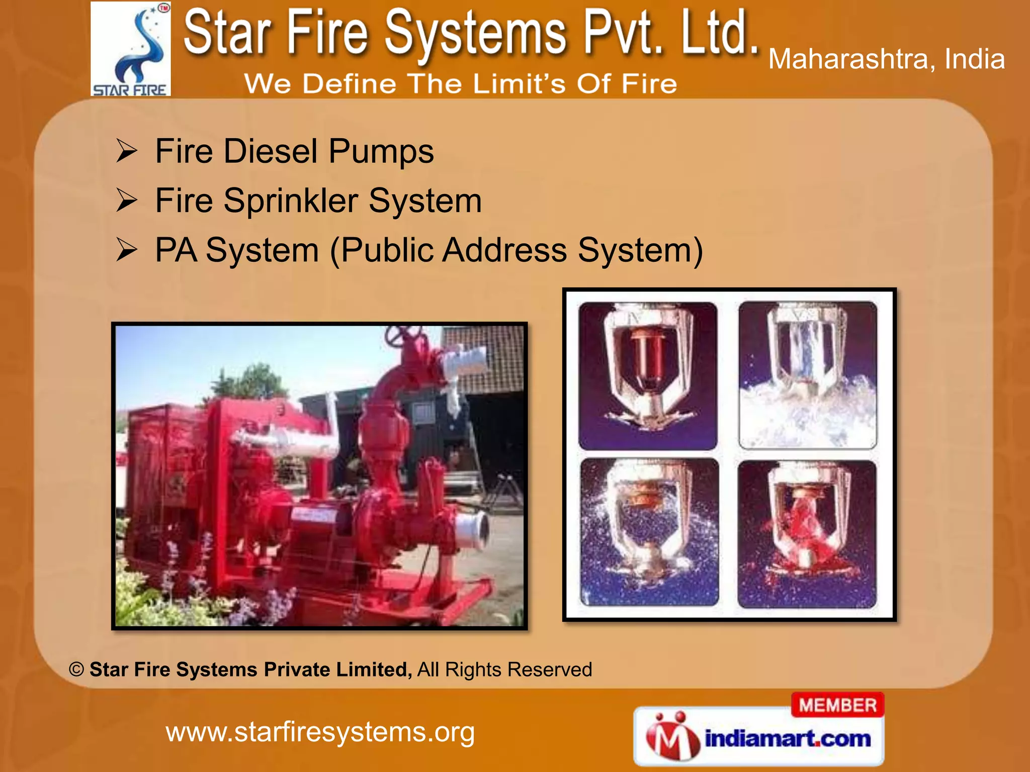 Fire Fighting System by Star Fire Systems Private Limited Pune | PPSX