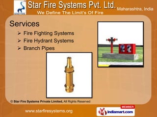 Fire Fighting System by Star Fire Systems Private Limited Pune | PPT
