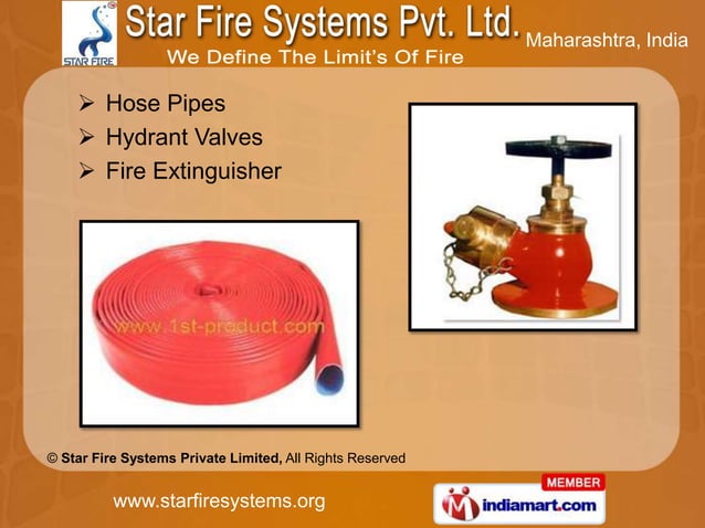 Fire Fighting System by Star Fire Systems Private Limited Pune | PPT