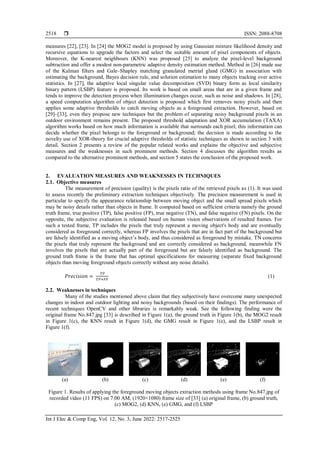 Threshold adaptation and XOR accumulation algorithm for objects detection | PDF | Cameras and ...