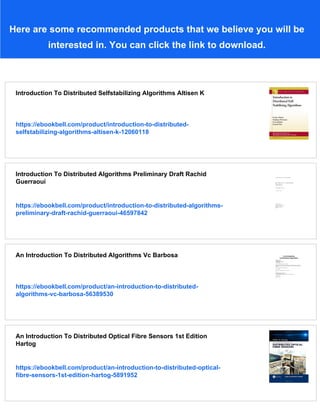 Introduction To Distributed Computer Systems Principles And Features ...