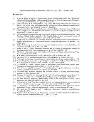 FEEDBACK LINEARIZATION AND BACKSTEPPING CONTROLLERS FOR COUPLED TANKS | PDF